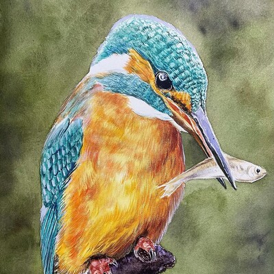 Course "Birds, Textures, and Details with Watercolor"
